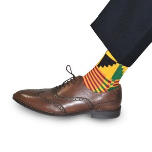 Premium Quality Kente Socks for Dress or Casual Novelty (kente Cloth 3 ...