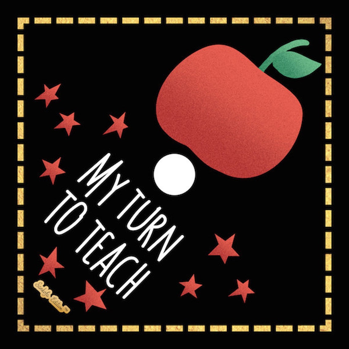 My Turn to Teach Printable Graduation Cap Mortarboard Design - Etsy