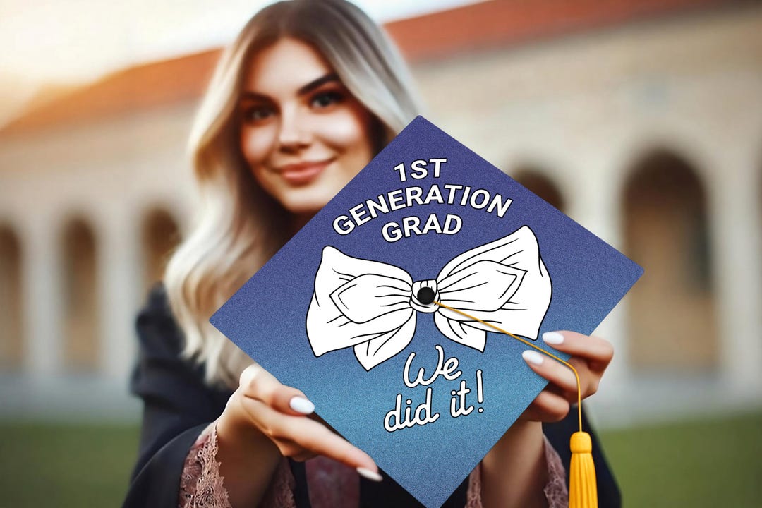First Generation Grad Graduation Cap Topper - Etsy
