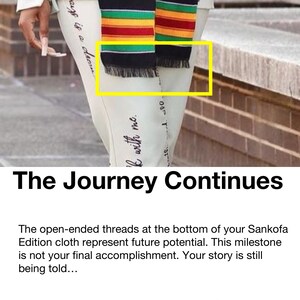 Black Student Union (BSU) Authentic Handwoven Kente Cloth Graduation ...