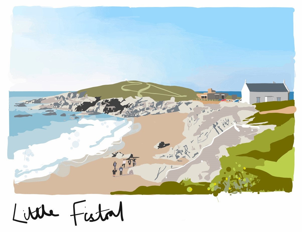 Newquay Beach, Little Fistral, Fistral Beach, Rocks, Cornwall, Kernow ...