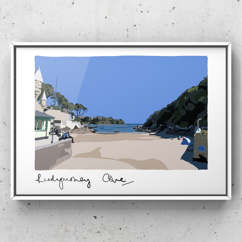 Moneyready Cove, Fowey, Cove, Cornwall, St Austell, Sea, Sun, Memento ...