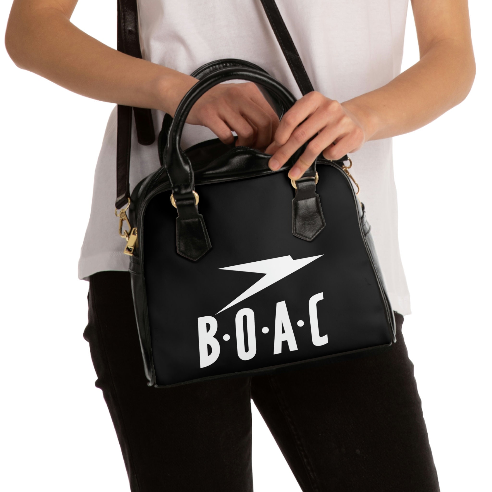 Retro BOAC British Airways Shoulder, Bowling Bag Style Handbag. - Etsy