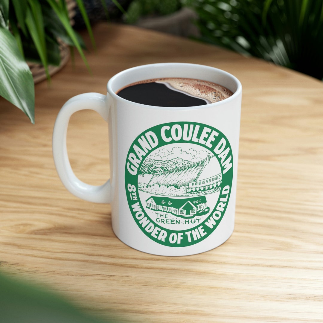 The Grand Coulee Dam Mug or Coffee Cup for an Ideal Fathers Day or Dads ...