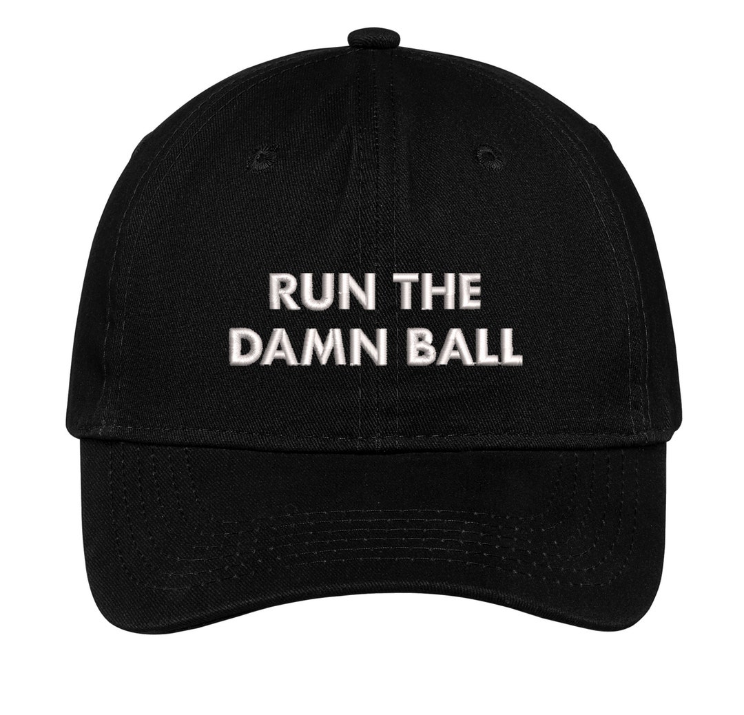 Run the Damn Ball Hat, Run the Damn Ball Cap, Dad Cap, Unisex Cap ...