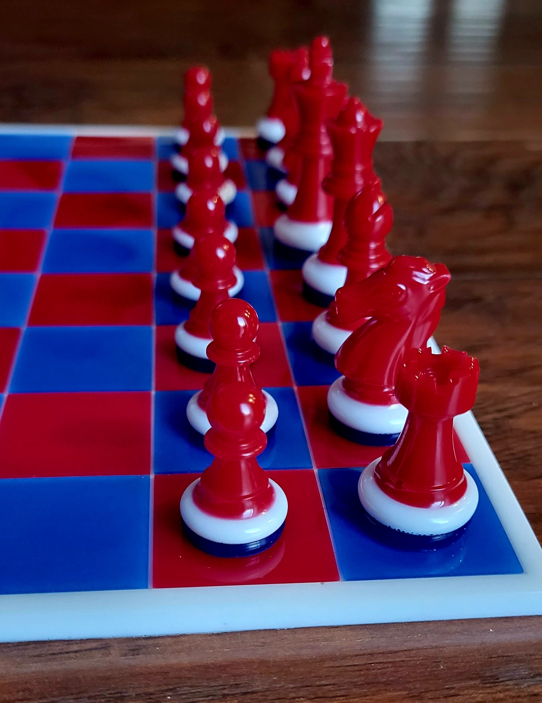 Designer Chess Board Set | Custom Made | Home Decor - Etsy