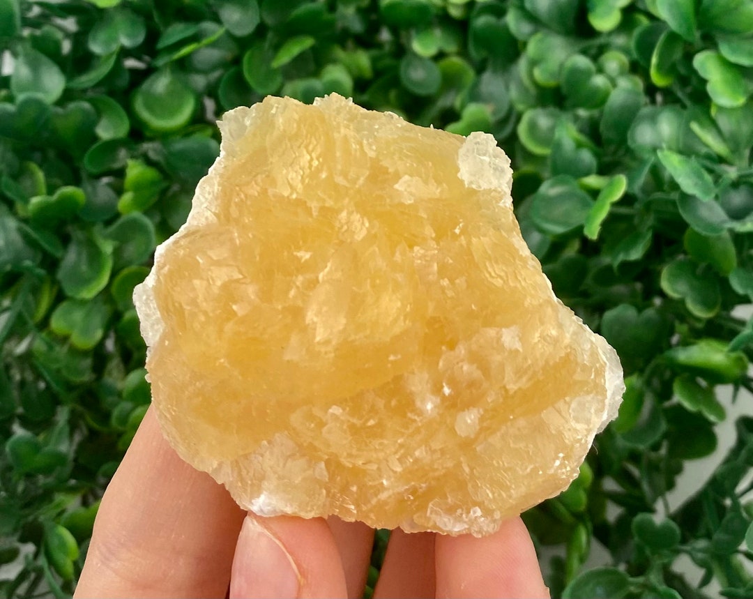 Yellow Raw Calcite From Krushev Dol Mine, Bulgaria , Yellow Crystal ...
