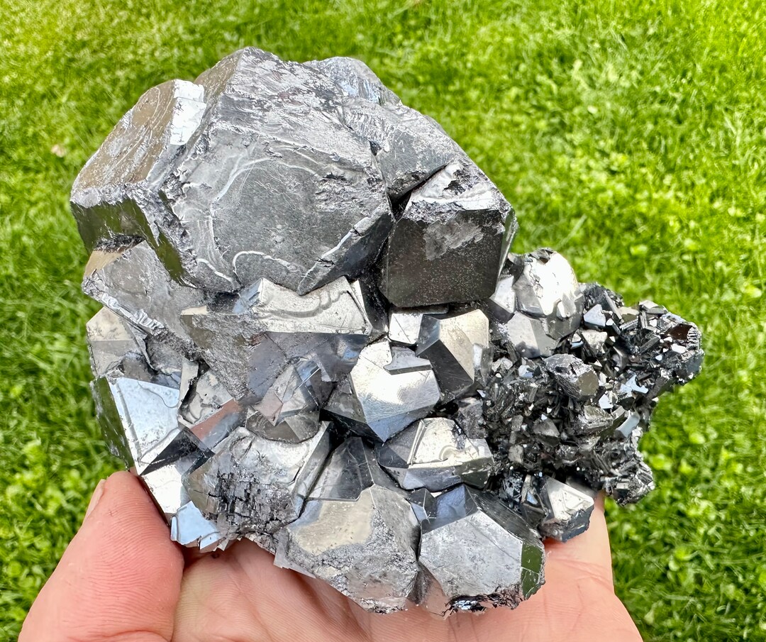 Lustrous Galena With Sphalerite From Varba Mine, Madan , Bulgaria ...