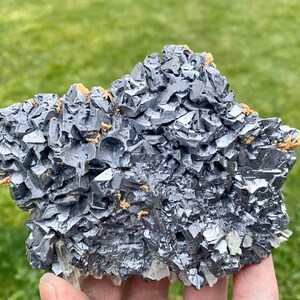 Shiny Galena Spinel Law Twin Covered With Dolomite From Krushev Dol, Madan, Bulgaria, Rare ...