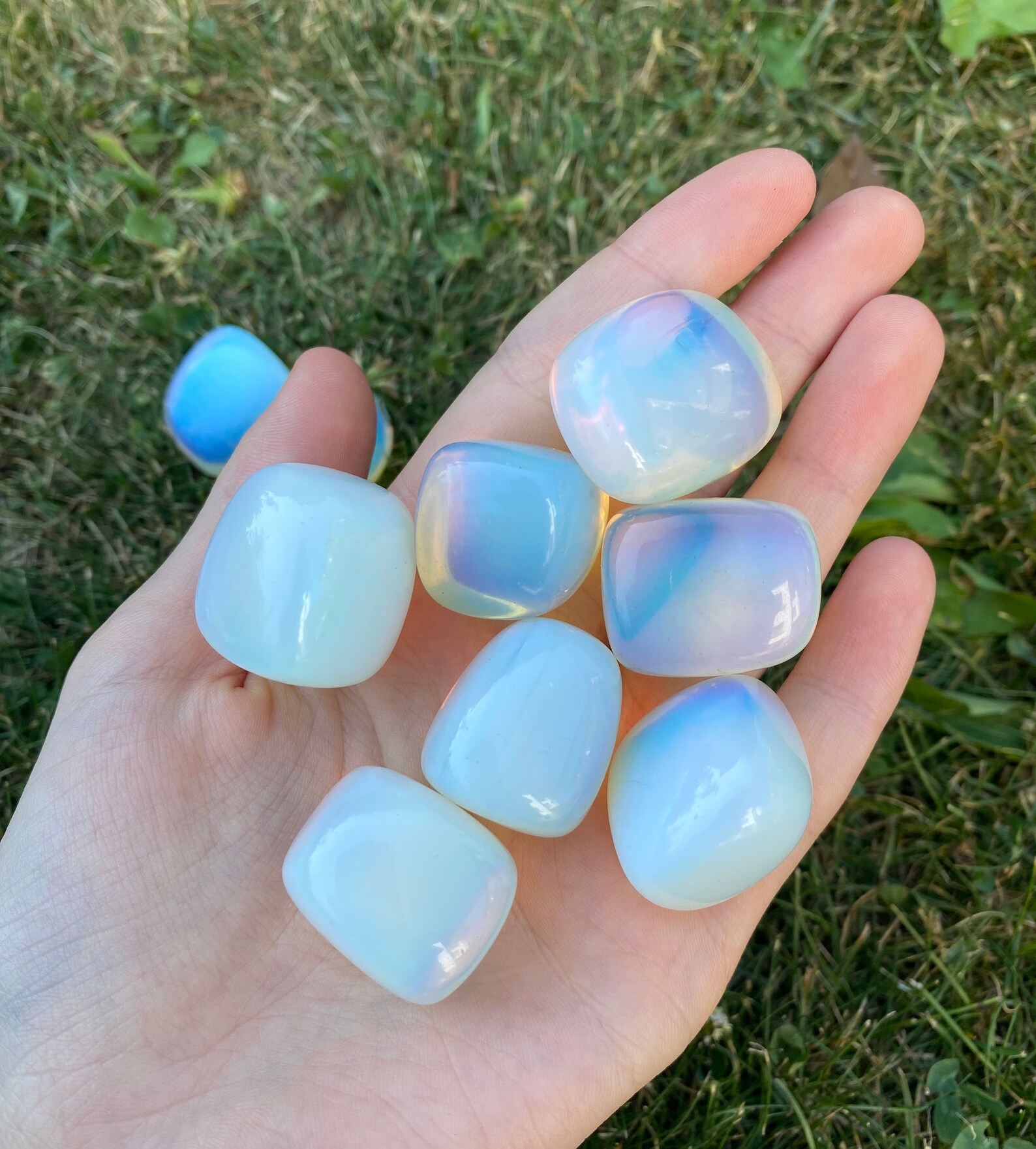 Opalite Tumbled Stone moon Tumbled Stoneopalite Stone | Etsy