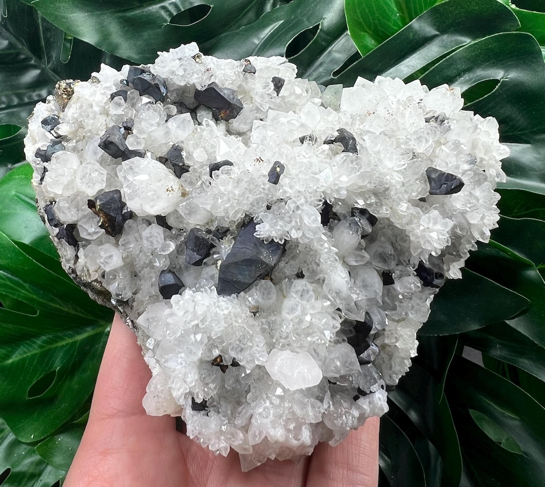 Amazing Chalcopyrite Covered With Covellite on Quartz From Djurkovo ...