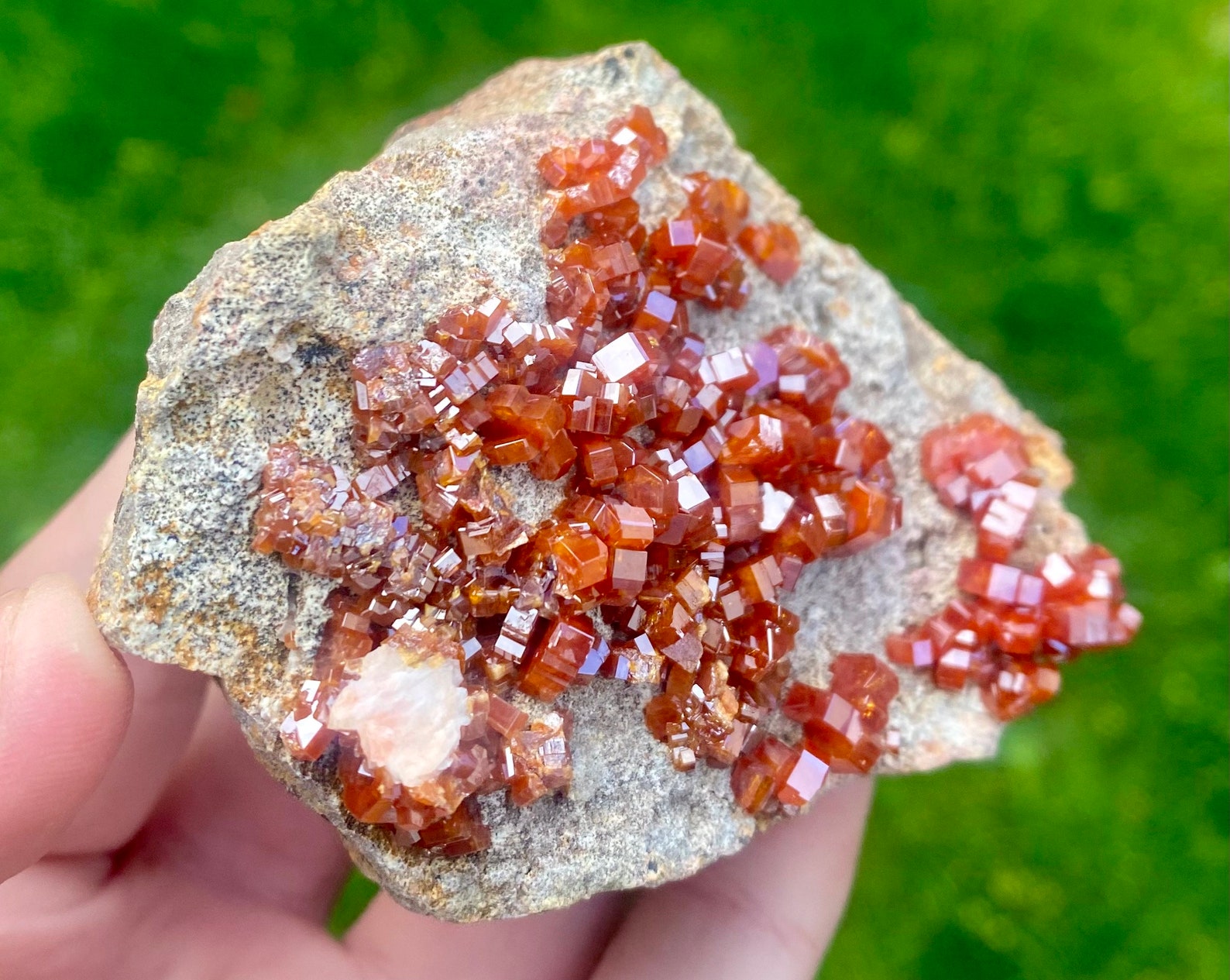 Amazing Red Vanadinite From Morroco , Shiny Crystal , Natural Mineral ...
