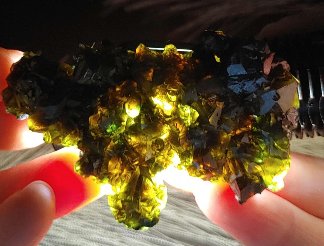 Gem Sphalerite Var Green Cleiophane From 9th September Mine, Madan ...