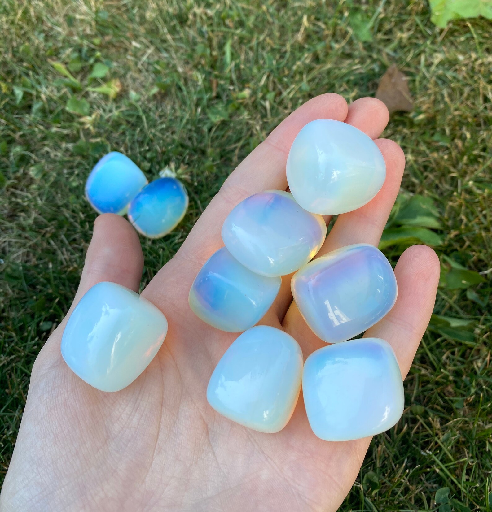 Opalite Tumbled Stone moon Tumbled Stoneopalite Stone - Etsy