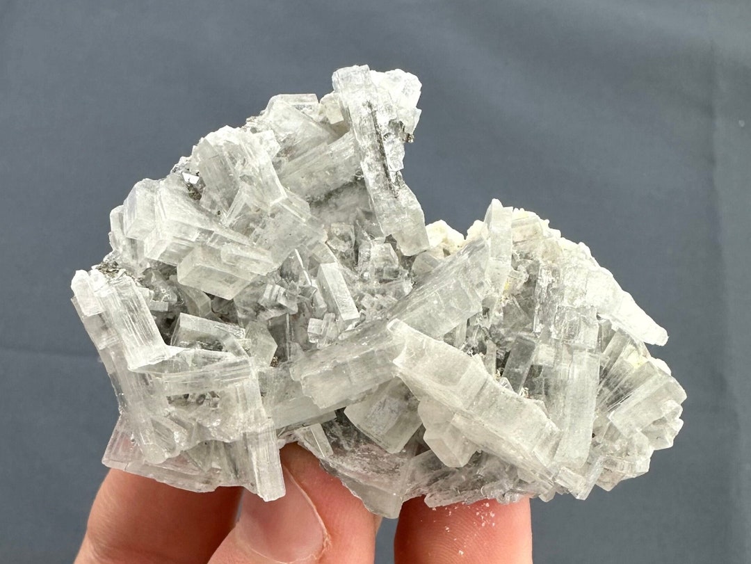 Transparent Baryte and Pyrite From Bulgaria, Androvo Mine Zlatograd ...