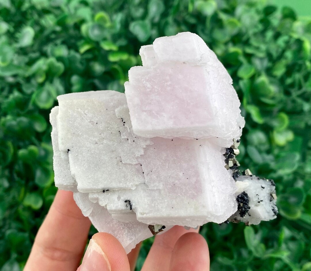 Amazing UV Light Mangano Calcite With Galena, Pyrite From Borieva Mine ...