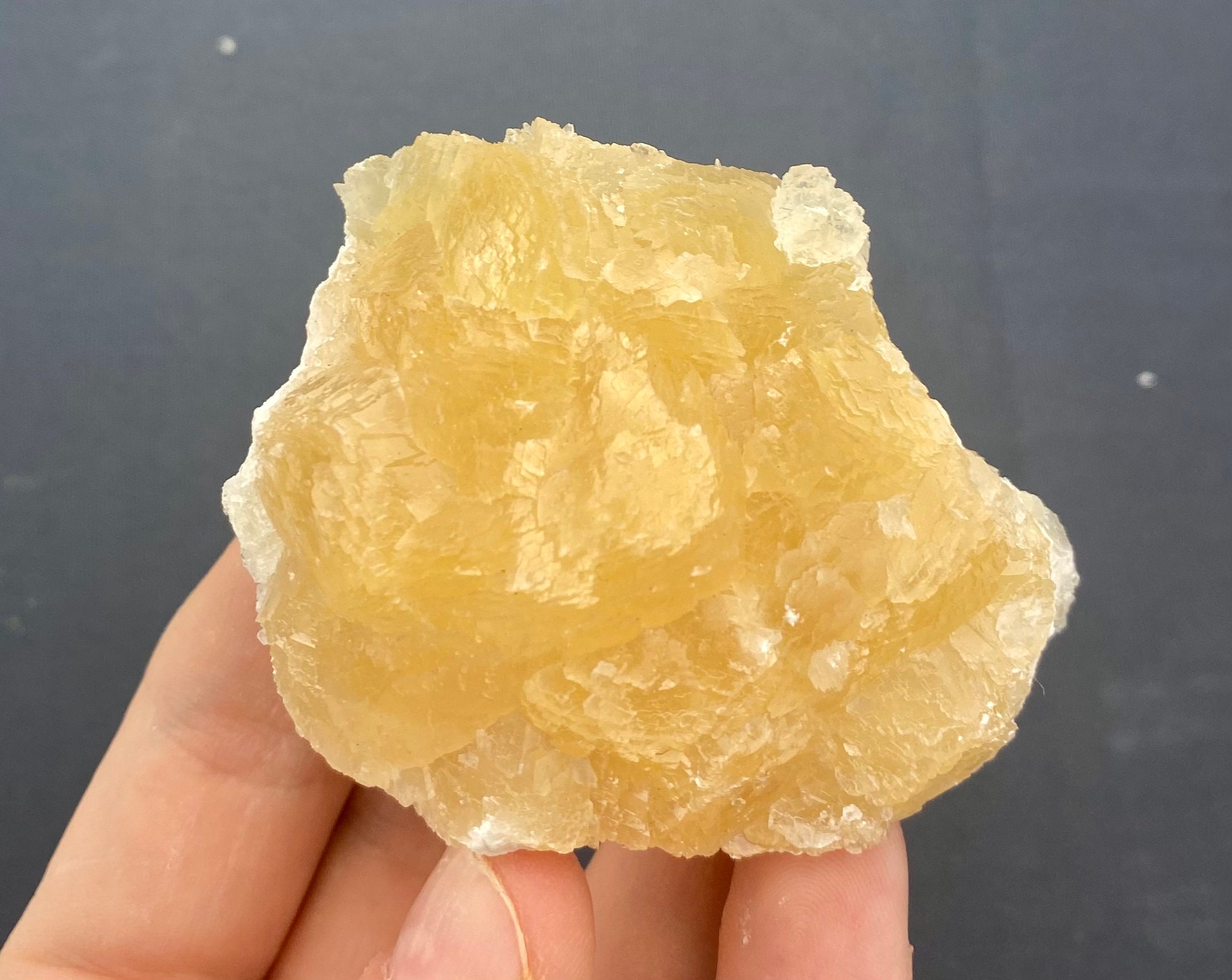 Yellow Raw Calcite From Krushev Dol Mine Bulgaria Yellow - Etsy