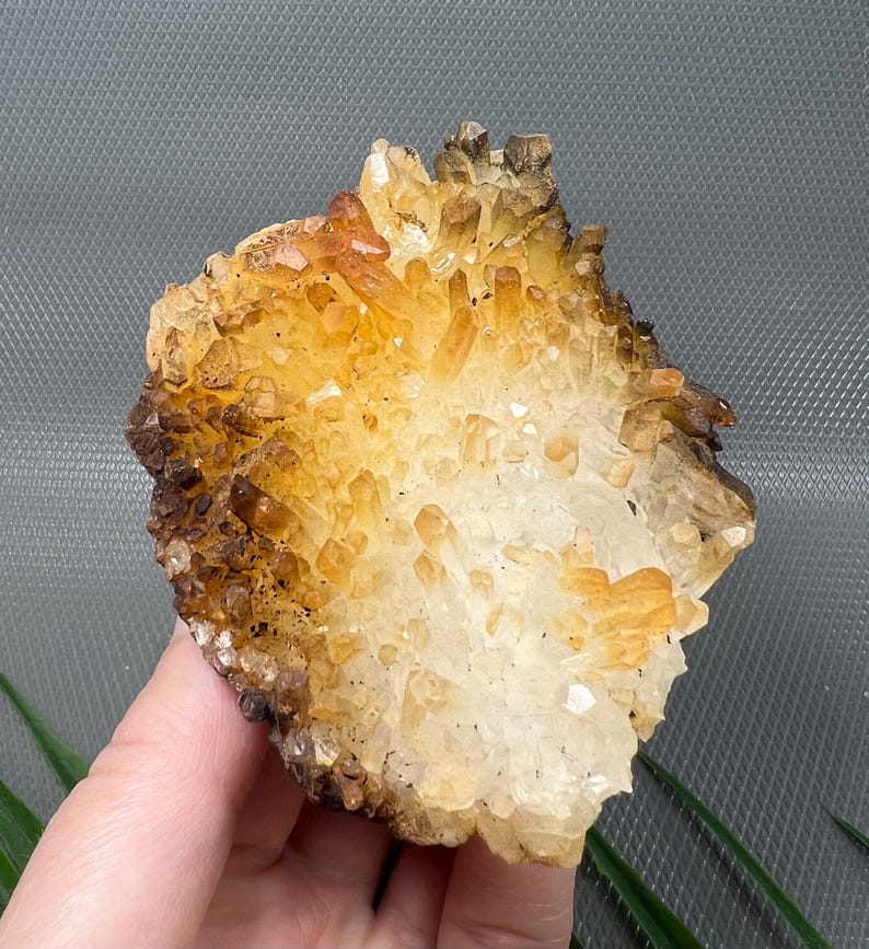 Amazing Quartz Cover. With Limonite From 9th September Mine, Madan ...