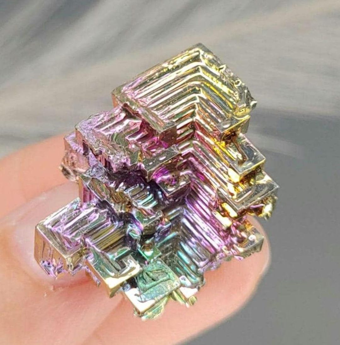 Amazing Bismuth, Gemstone Bismuth, Rainbow Crystal , Bistmuth Crystal ...