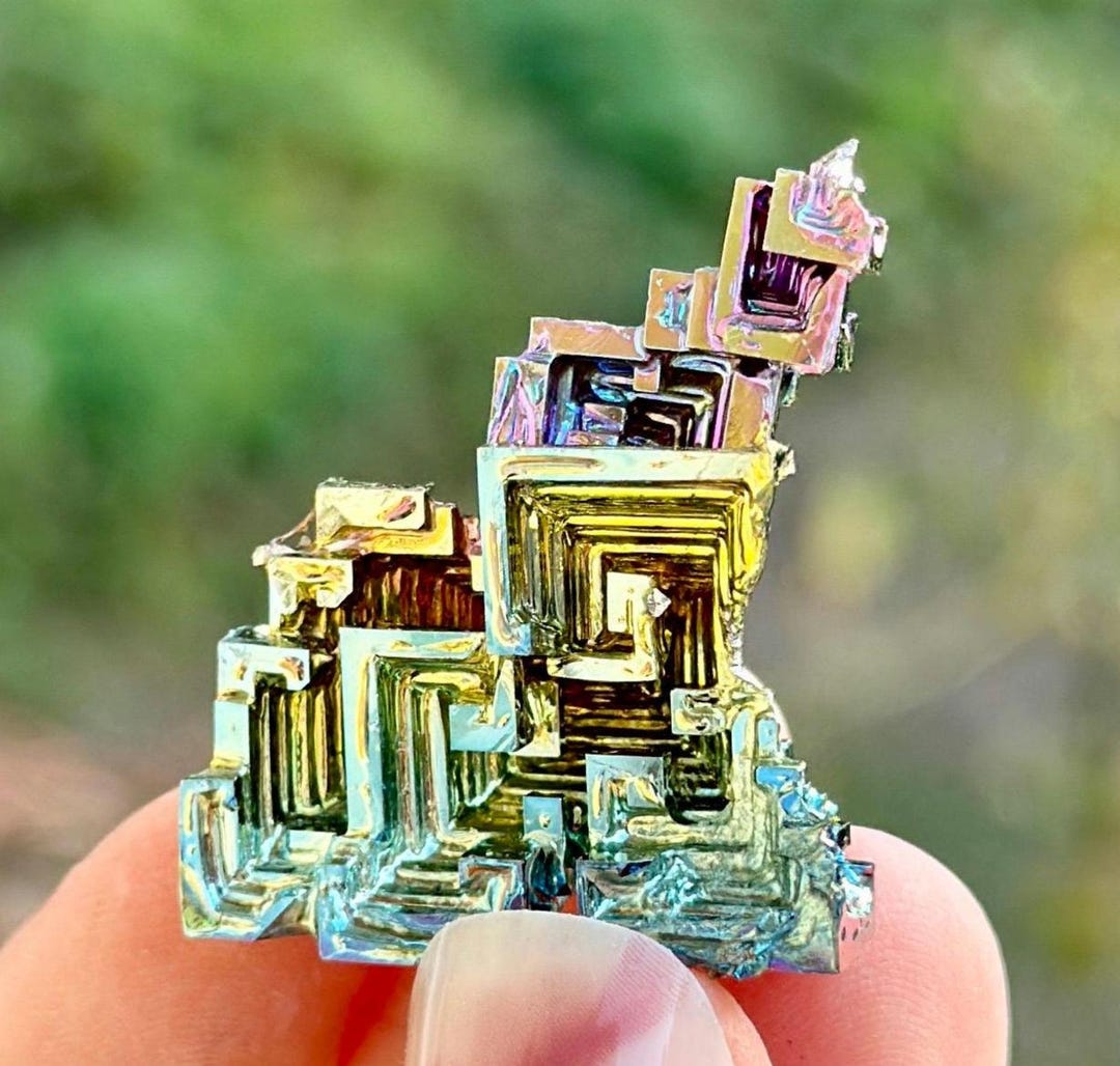 Amazing Bismuth ,gemstone Bismuth, Rainbow Crystal, Bismuth Pieces ...