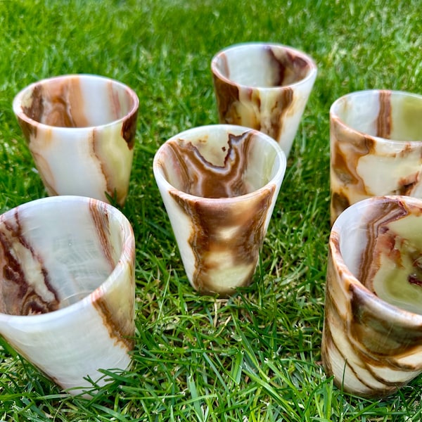Stone Shot Glasses - Etsy