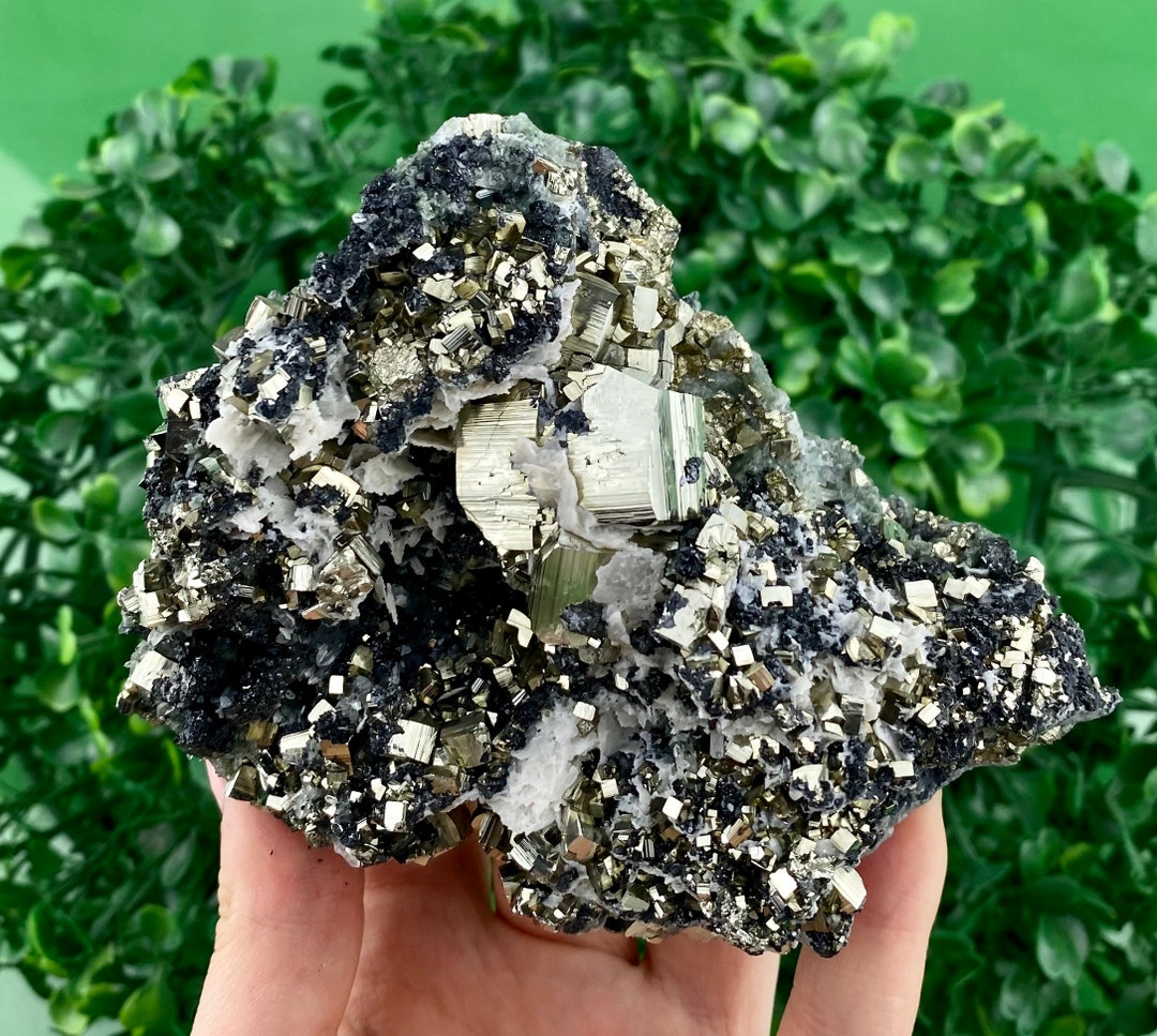 Shiny Pyrite With Sphalerite and Quartz , Madan , Bulgaria , Gold ...