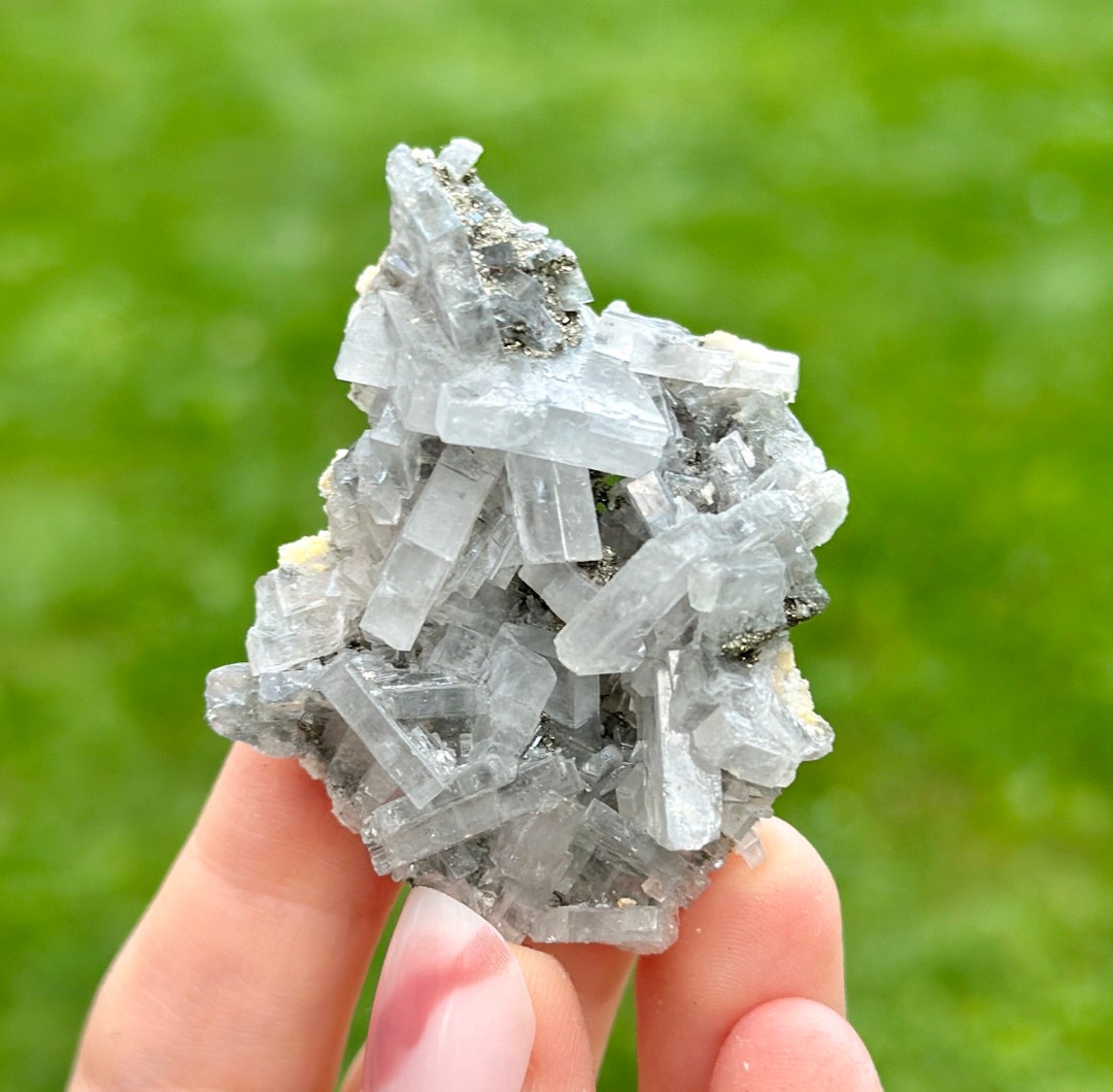 Baryte With Pyrite From Bulgaria, Androvo Mine Zlatograd, Clear Barite ...