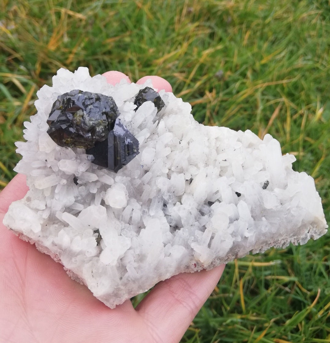 Amazing Sphalerite Cleiophane and Galena on Quartz From Bulgaria ...
