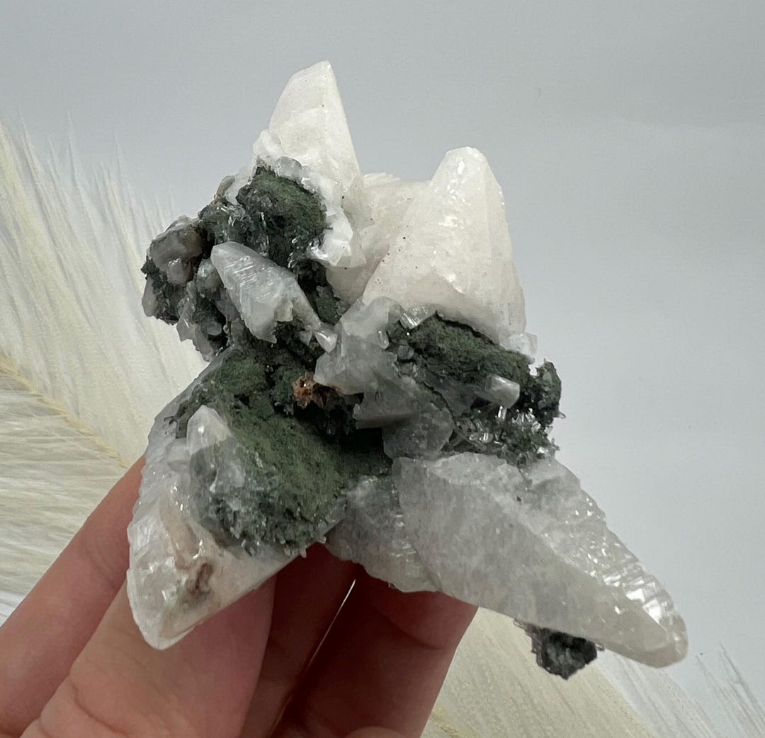 Fluorescent Calcite With Chlorite From Djurkovo Mine, Laki, Bulgaria ...