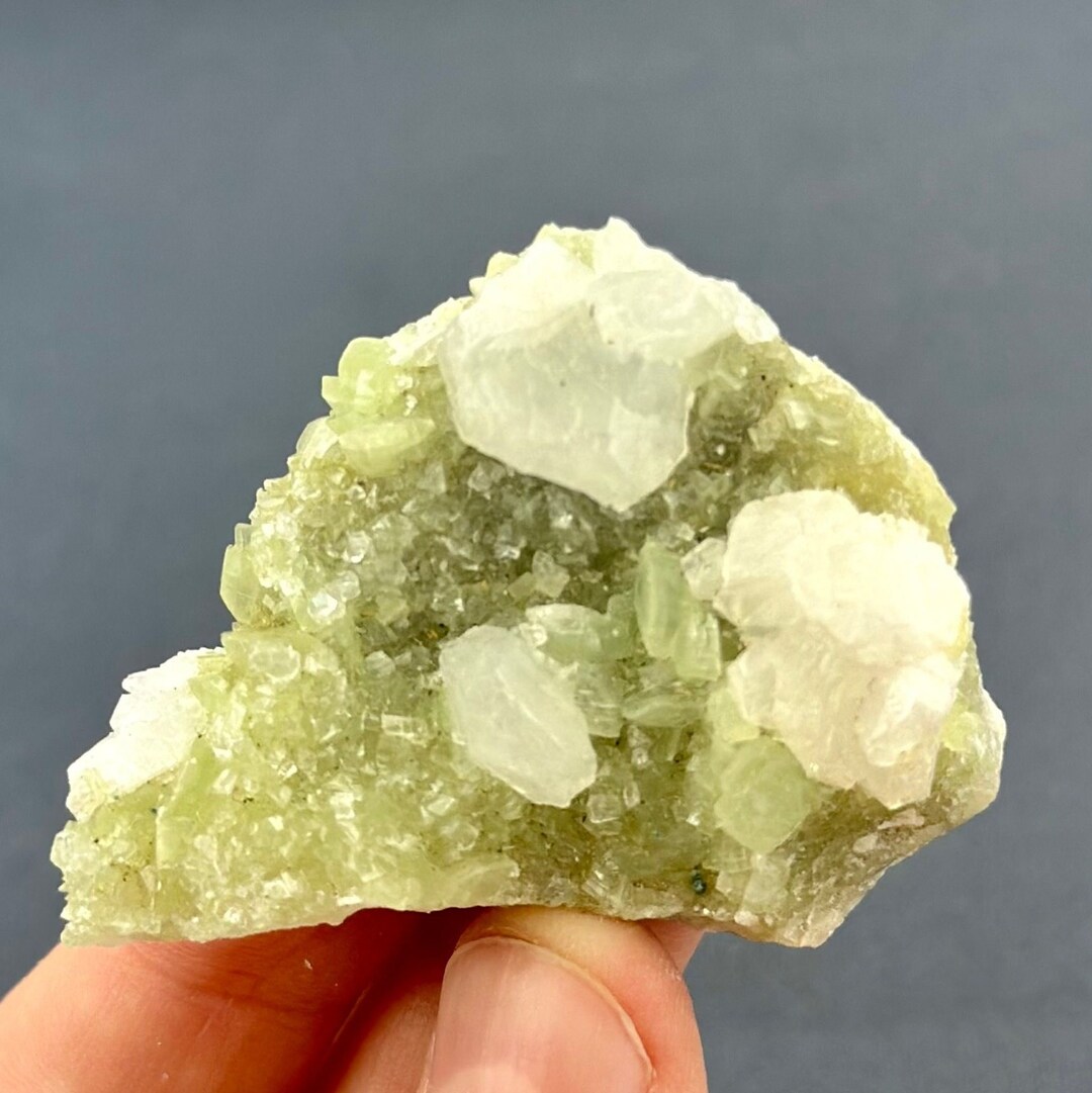 Calcite on Green Dolomite From Madan , Bulgaria , 9th September Mine ...