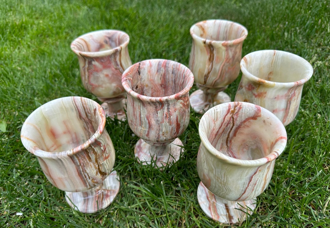 Onyx, One Drinking Cup, Wine Goblet, Wine Glass, Onyx Glass, Onyx ...