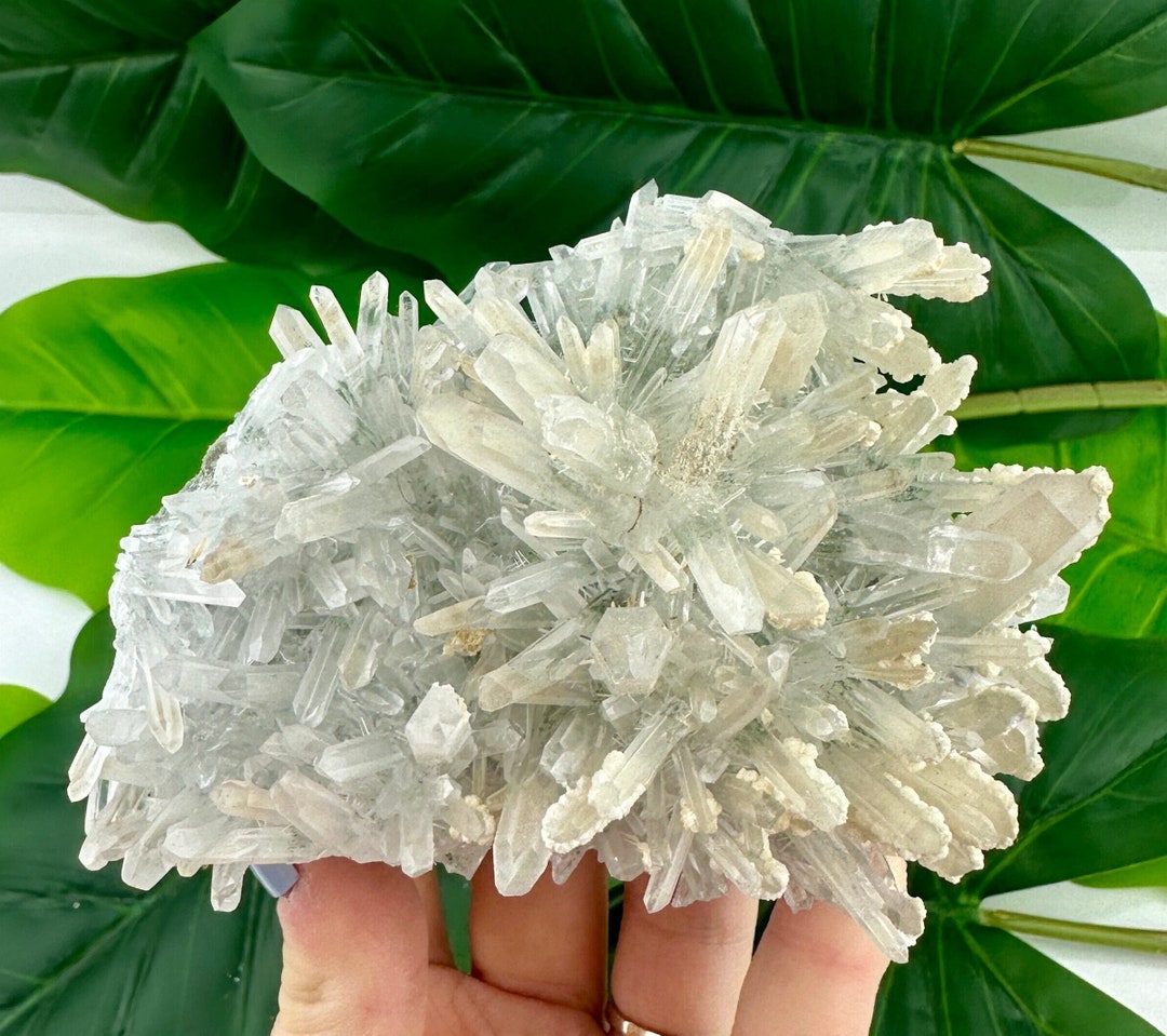 Transparent Quartz With Calcite From Krushev Dol Mine, Madan, Bulgaria ...