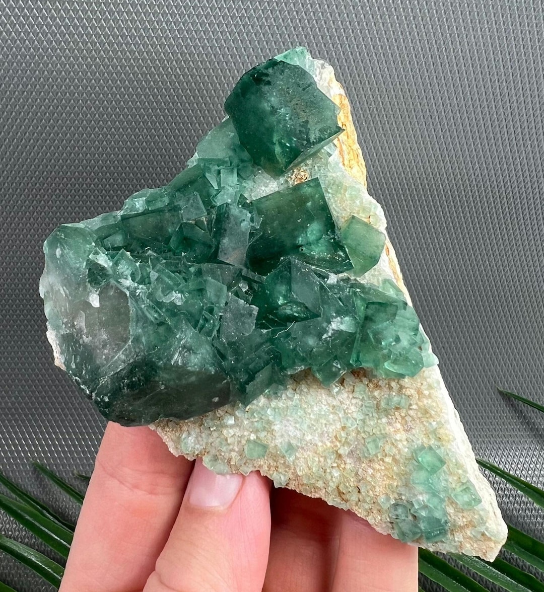 Green Fluorite on Matrix! Amazing Natural Fluorite From Madagascar ...