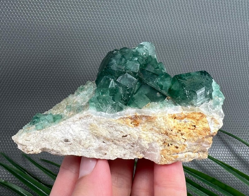 Green Fluorite on Matrix! Amazing Natural Fluorite From Madagascar ...
