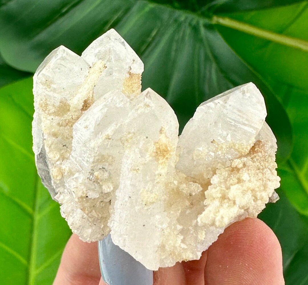 Aesthetic Skeletal Quartz With Epimorph Calcite From Krushev - Etsy