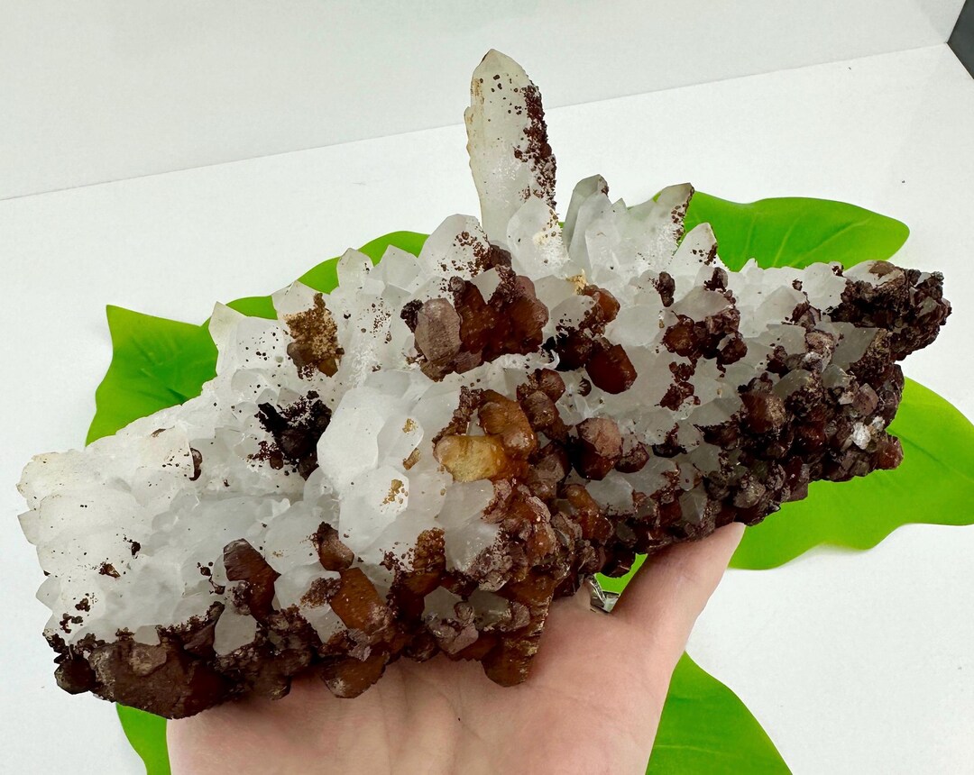 Rare Quartz Covered With Dolomite From Bulgaria , Natural Mineral ...