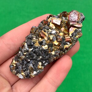 Rare Red Pyrite With Sphalerite From Madan Bulgaria Gold - Etsy