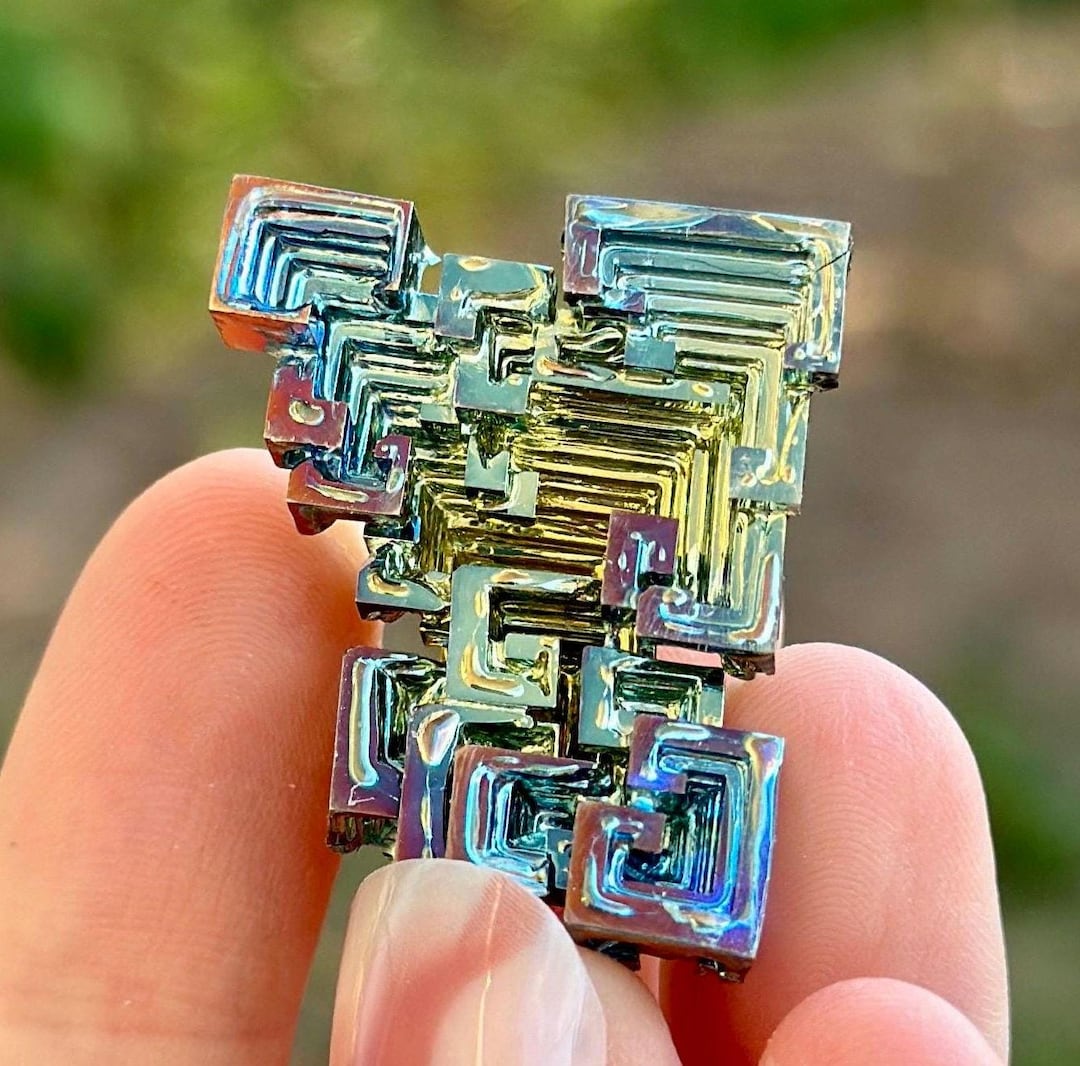 Amazing Bismuth ,gemstone Bismuth, Rainbow Crystal, Bismuth Pieces ...