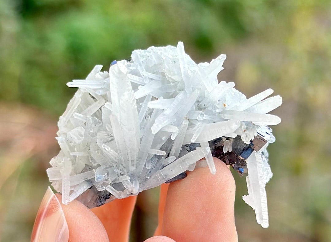 Needle Quartz With Galena From Krushev, Dol Mine, Madan, Bulgaria ...