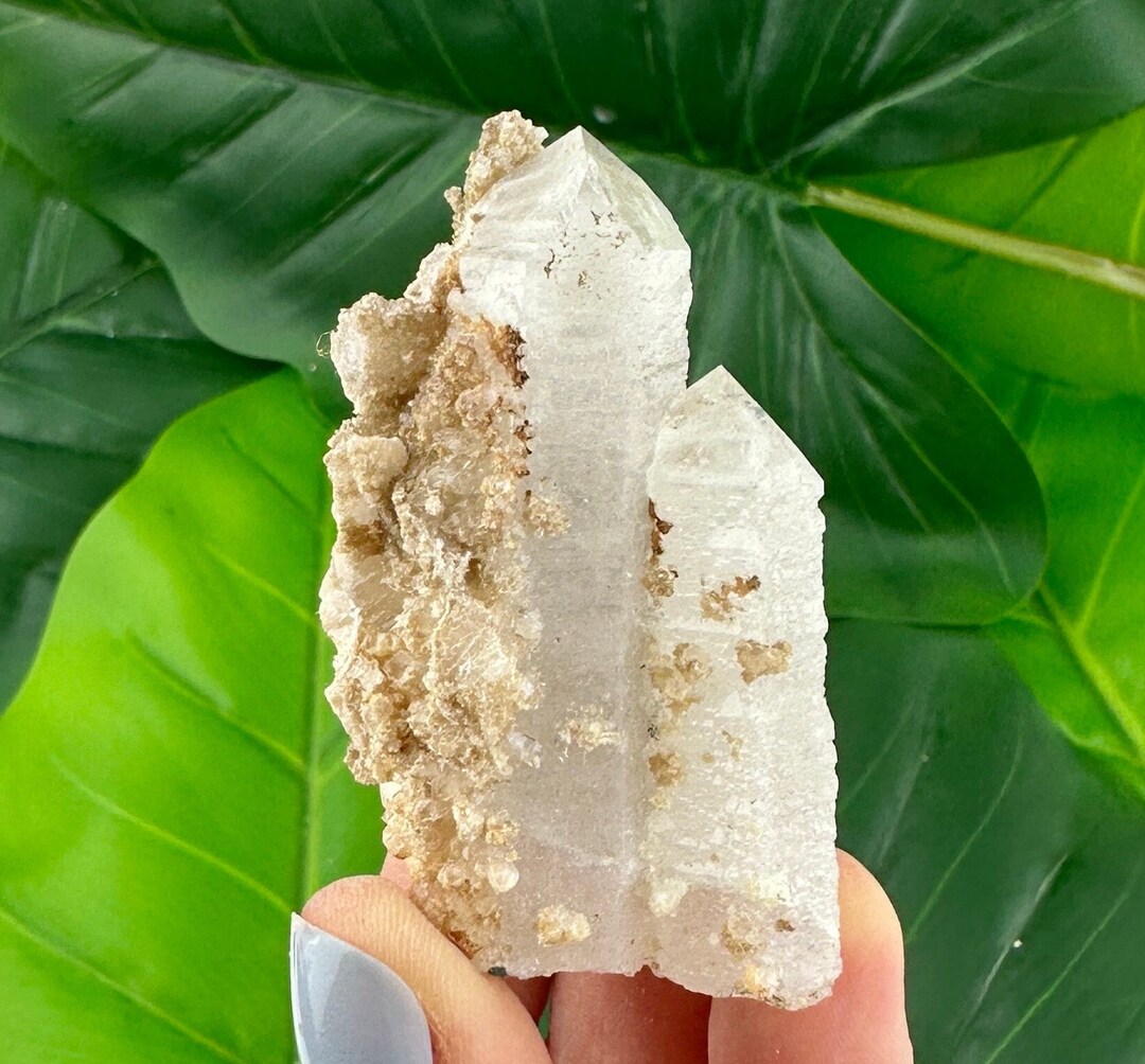 Aesthetic Skeletal Quartz With Epimorph Calcite From Krushev Dol Mine ...