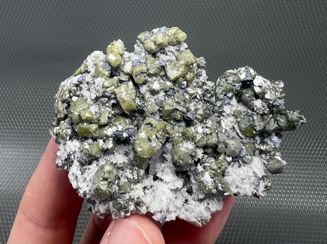 Gem Sphalerite Var. Green Cleiophane With Quartz - 9th September Mine ...