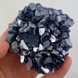 Amazing Skeletal Galena From Krushev Dol Mine, Madan, Bulgaria, Natural Crystal, Lustrous ...