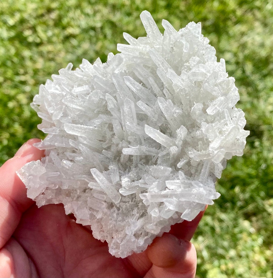 Needle Quartz From Krushev Dol Mine, Madan, Bulgaria, Natural Mineral ...