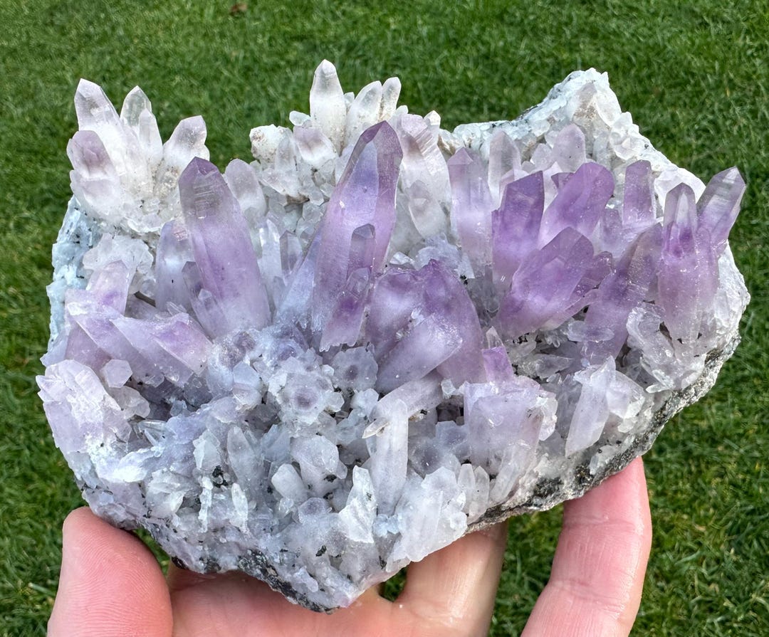 Amazing Quartz Var. Amethyst Phantom From Chala Mine, Haskovo, Bulgaria ...