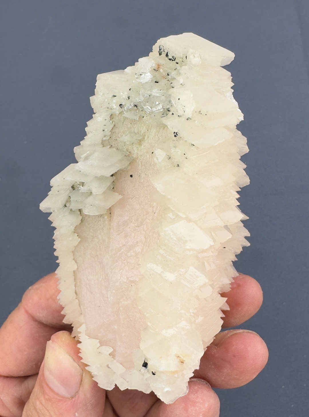 Benz Calcite on Mangano Calcite From Borieva Mine Madan - Etsy UK