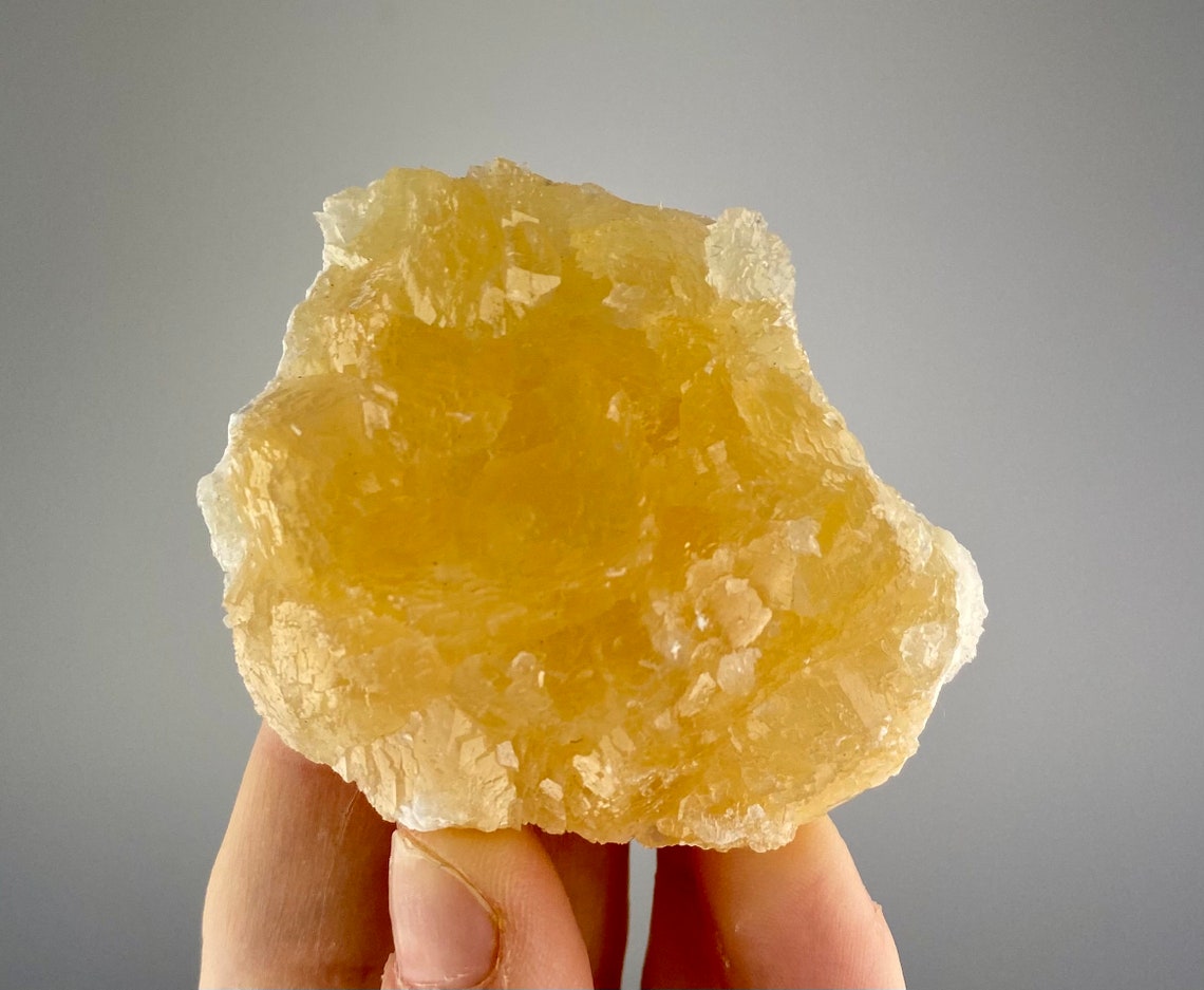 Yellow Raw Calcite From Krushev Dol Mine Bulgaria Yellow - Etsy