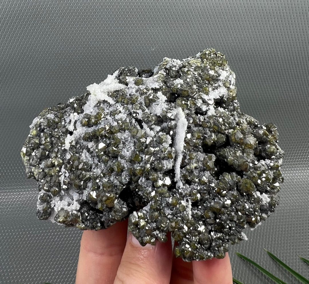 Gem Sphalerite Var Green Cleiophane With Needle Quartz - 9th September ...