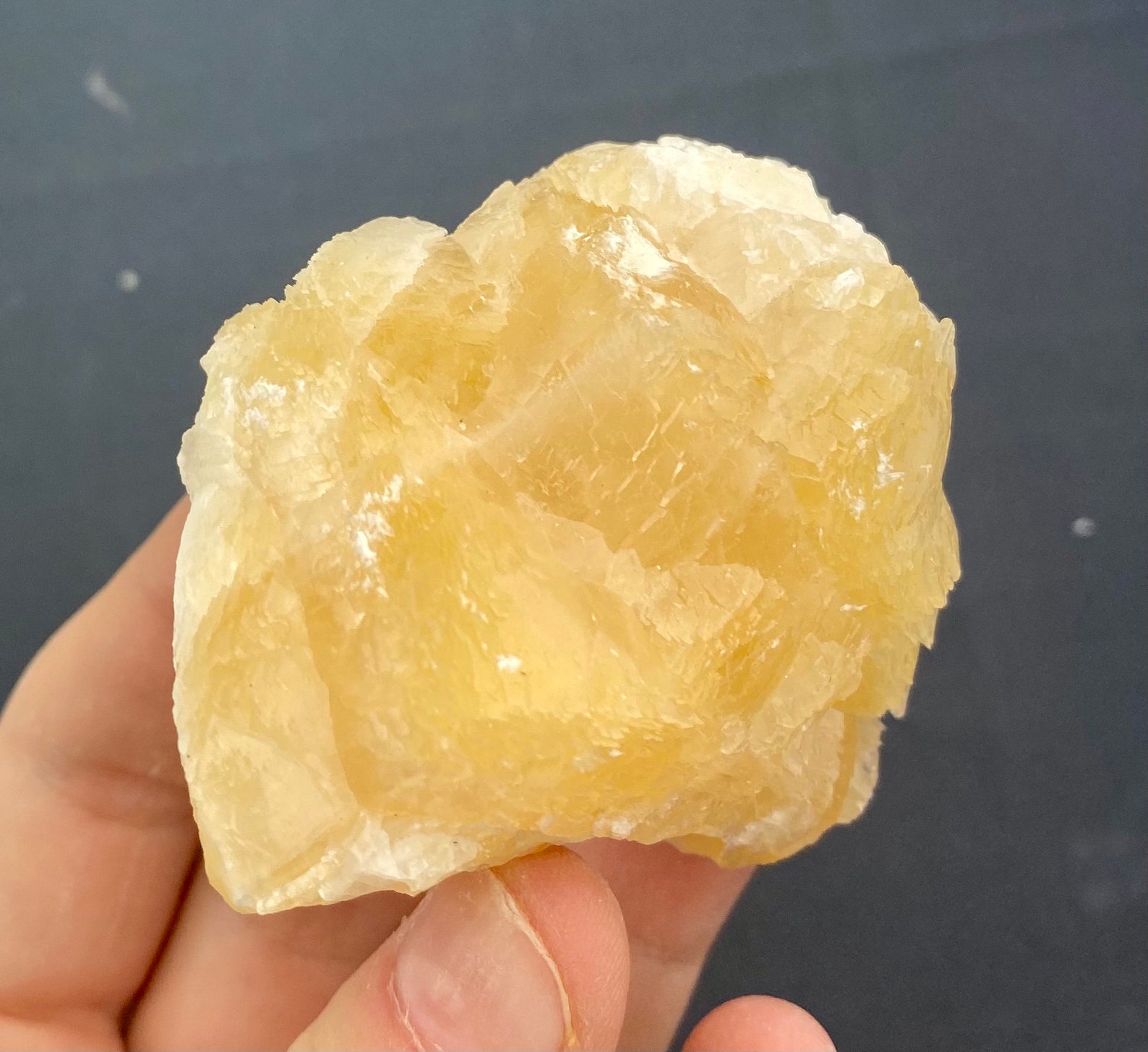 Yellow Raw Calcite From Krushev Dol Mine Bulgaria Yellow - Etsy