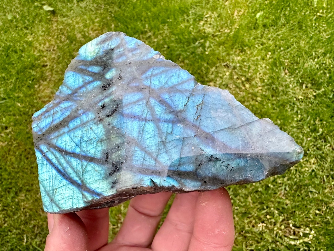 Flashly Labradorte Polished Slab, Stone, Labradorite Crystal ...