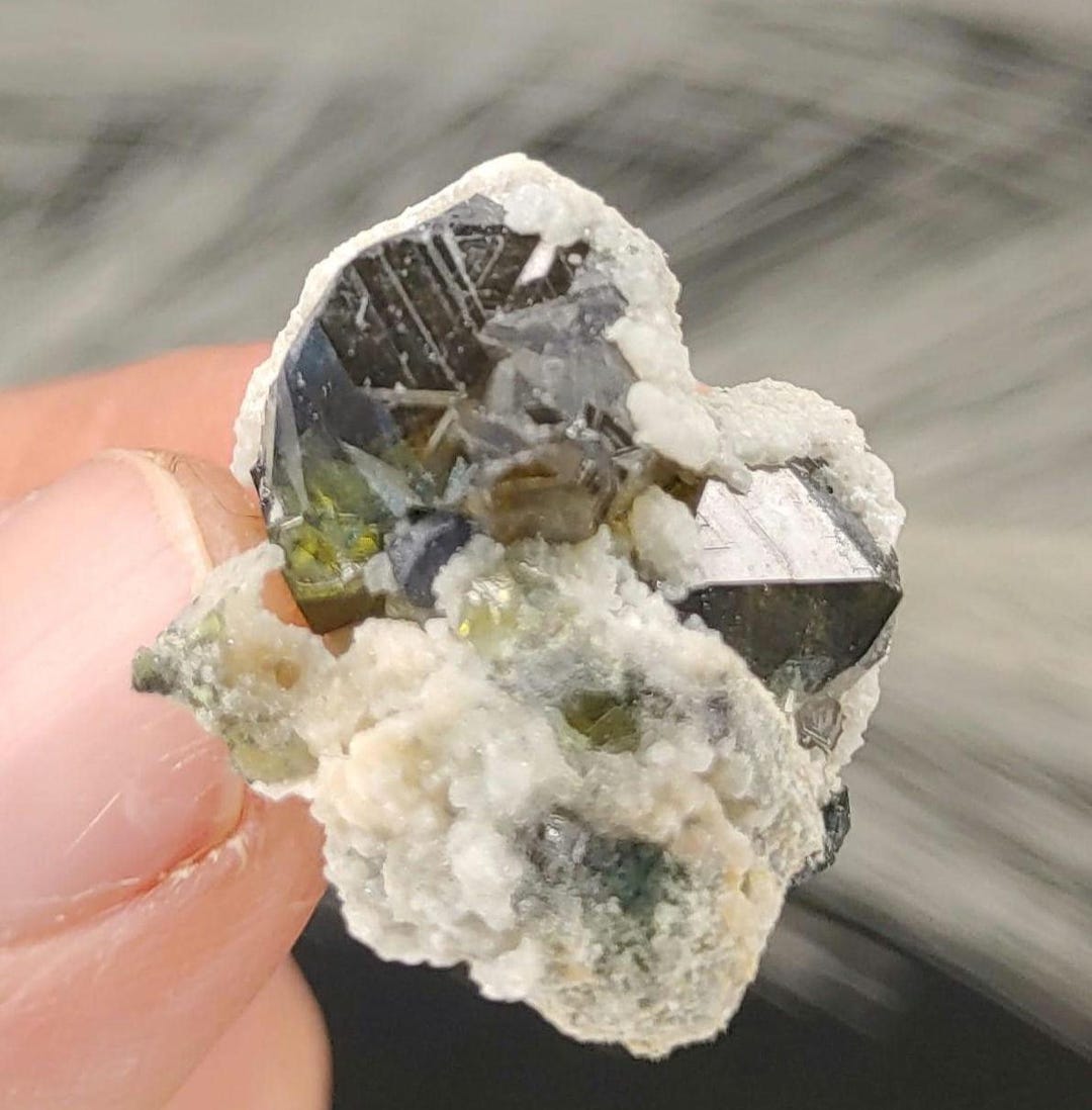 Gem Sphalerite Var Green Cleiophane Cover. With Dolomite From 9th ...